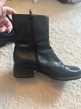 Bandolino | Shoes | Bandalino Chunky Leather Boots | Poshmark